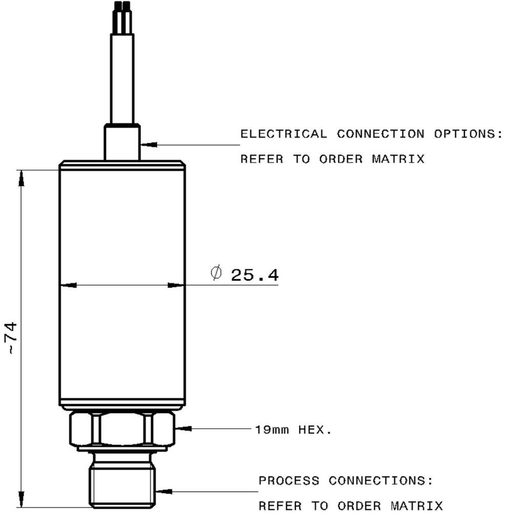 High Temperature Pressure Transducer